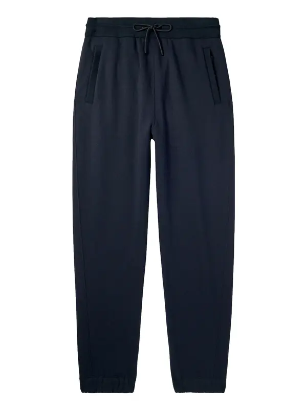 Loro Piana - Loro Piana - Vogel Tapered Cotton And Cashmere-Blend Jersey Sweatpants - Men - Blue - M