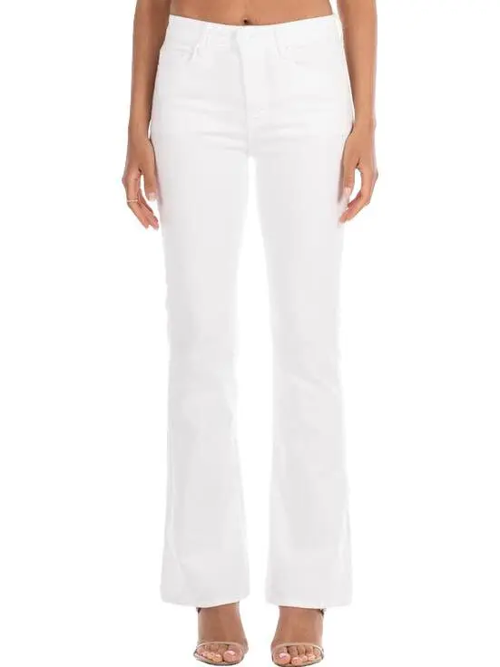 Fidelity Denim Katie High-rise Flare Jeans - Magnolia White