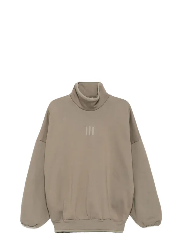 Adidas X Fear Of God Athletics High-neck Sweatshirt - Grey