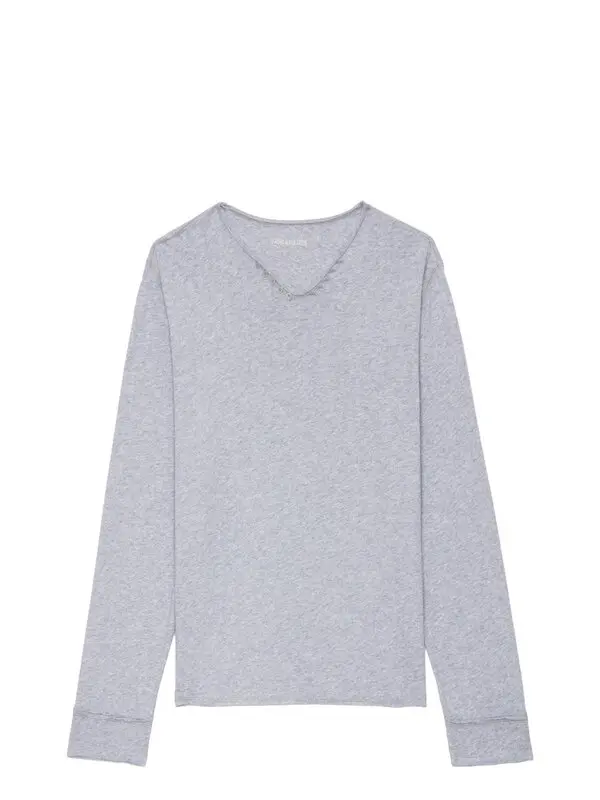 Zadig&Voltaire Monastir Long-sleeve T-shirt - Grey