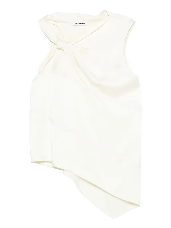 JIL SANDER Knot-detail Top - Neutrals