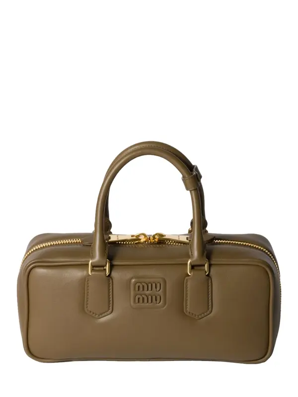 Miu Miu Arcadie Leather Handbag - Green