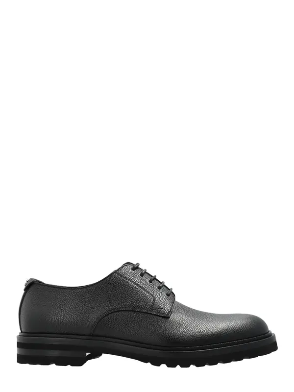 Dolce & Gabbana Grained Derby Shoes - Black