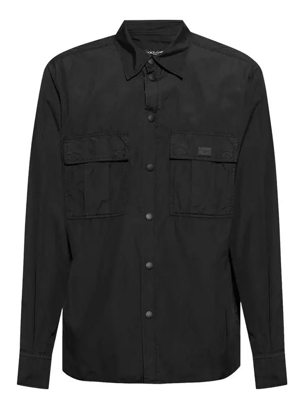 Dolce & Gabbana Cargo Pockets Shirt - Black
