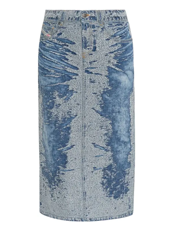 DIESEL® De-skye-s Maxi Skirt - Blue