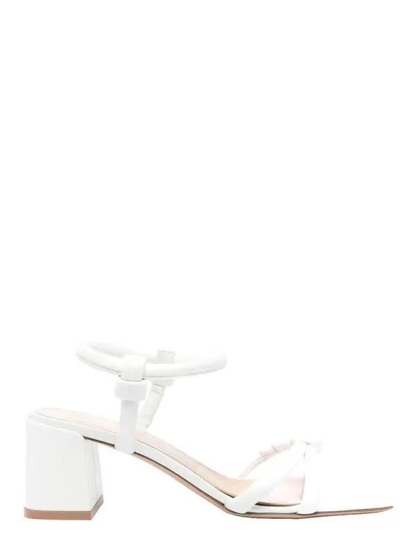 GIANVITO ROSSI 60mm Leather Sandals - White