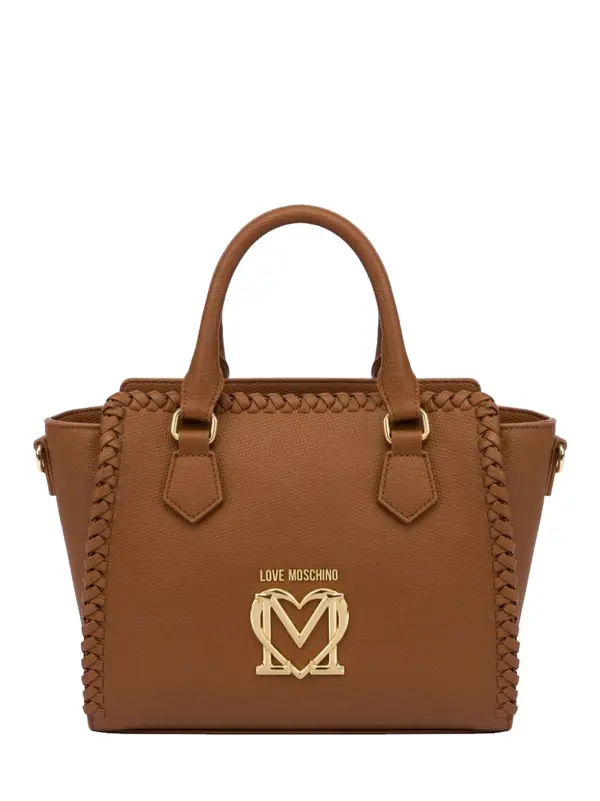 Moschino Logo Tote Bag - Brown