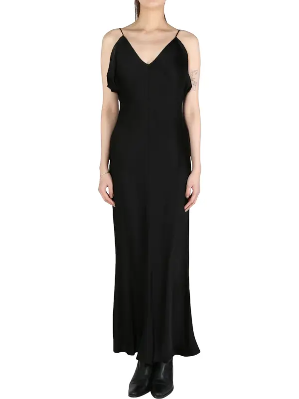 ATELIER V-neck Maxi Dress - Black