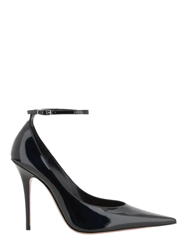 Amina Muaddi 105mm Anok Pumps - Black