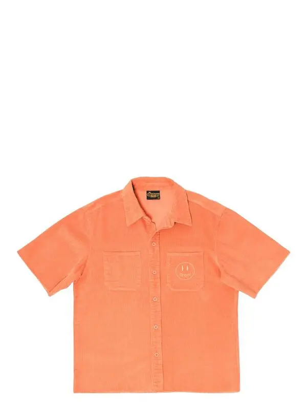 Drew House Short Sleeve Corduroy Shirt - Peach