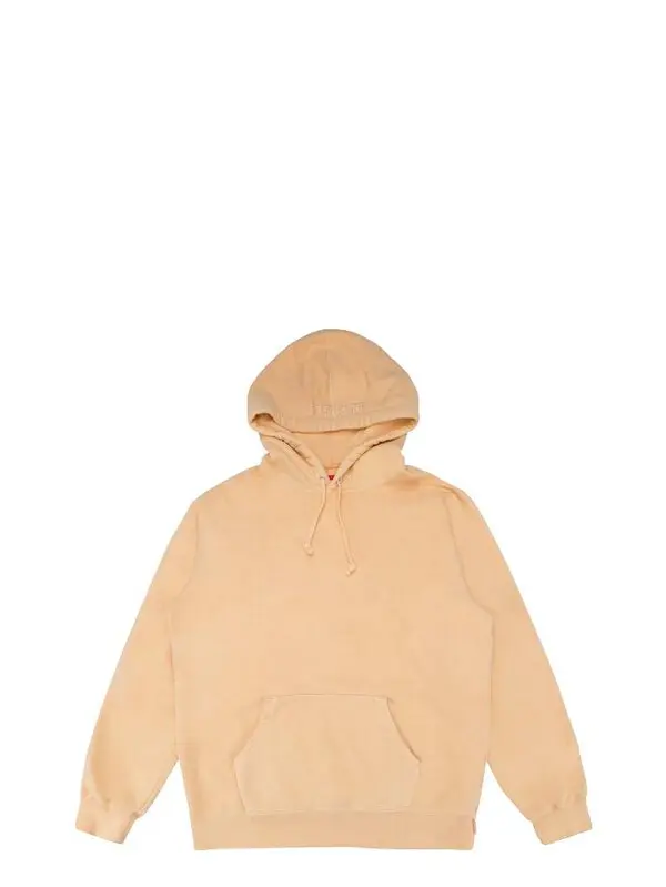Supreme Overdyed Hooded Sweatshirt - Peach