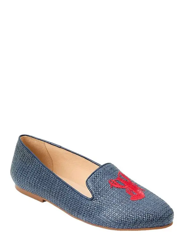 Jack Rogers Lobster Loafer Flats - Midnight