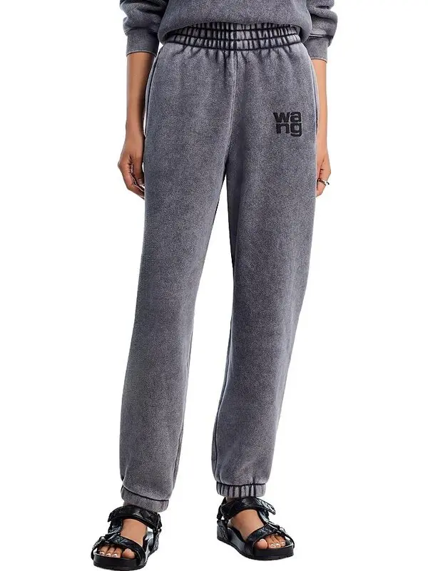 Alexander Wang T Essential Terry Classic Sweatpants - Washed Granite