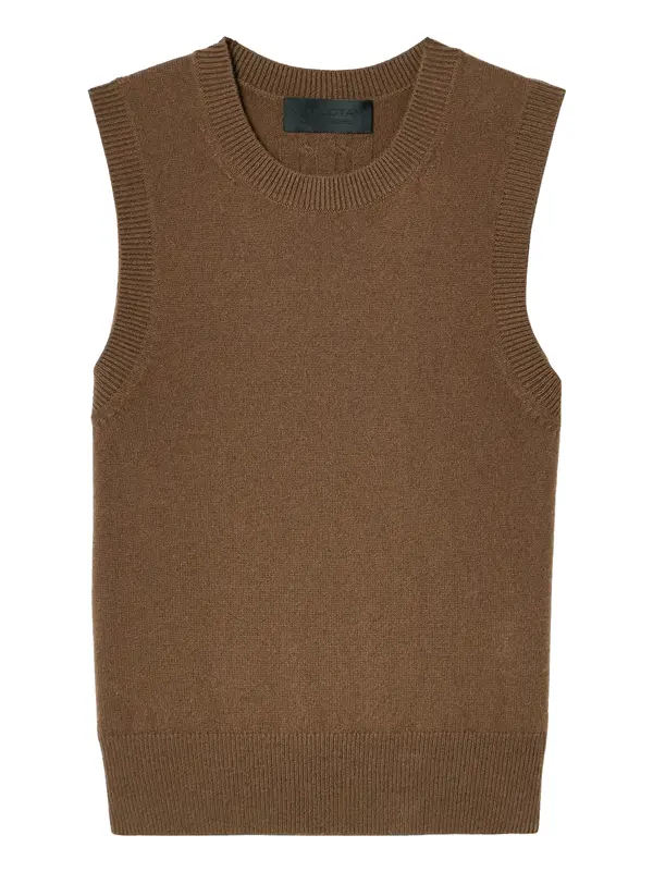 NILI LOTAN May Cashmere Tank - Brown