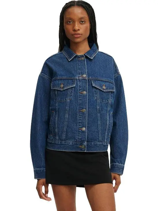COTTON ON Original Denim Jacket - Gemini Blue