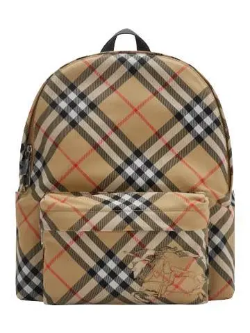 Burberry Check Backpack - Sand