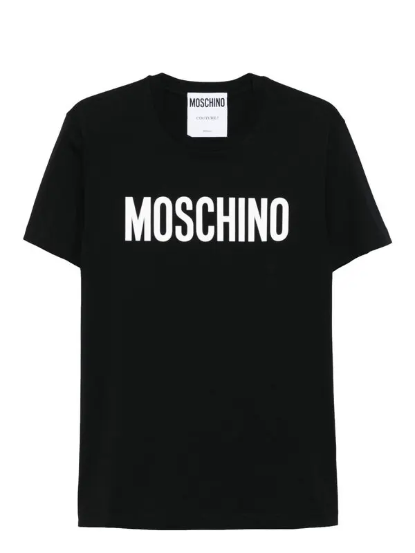 Moschino Logo-print T-shirt - Black