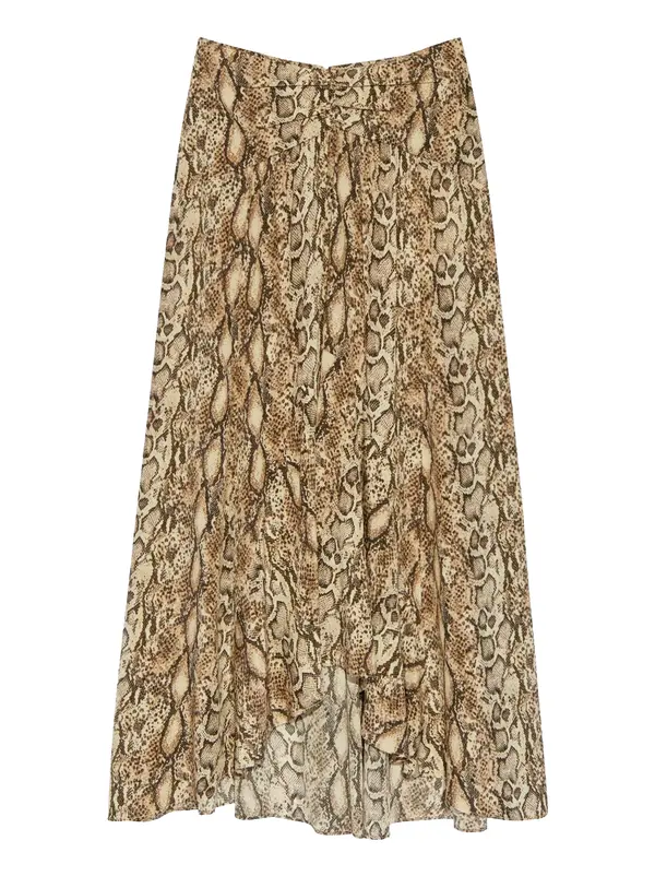 Isabel Marant Olena Midi Skirt - Neutrals