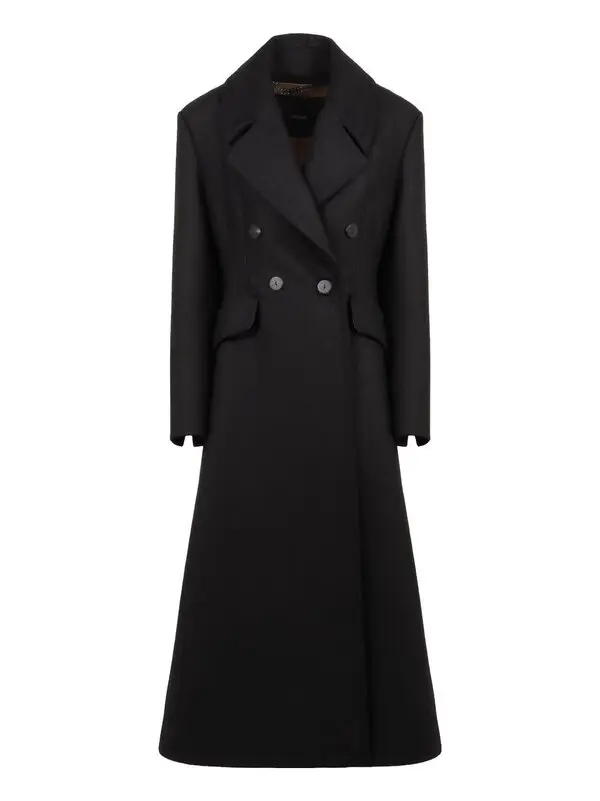 Max Mara Bouquet Coat - Black