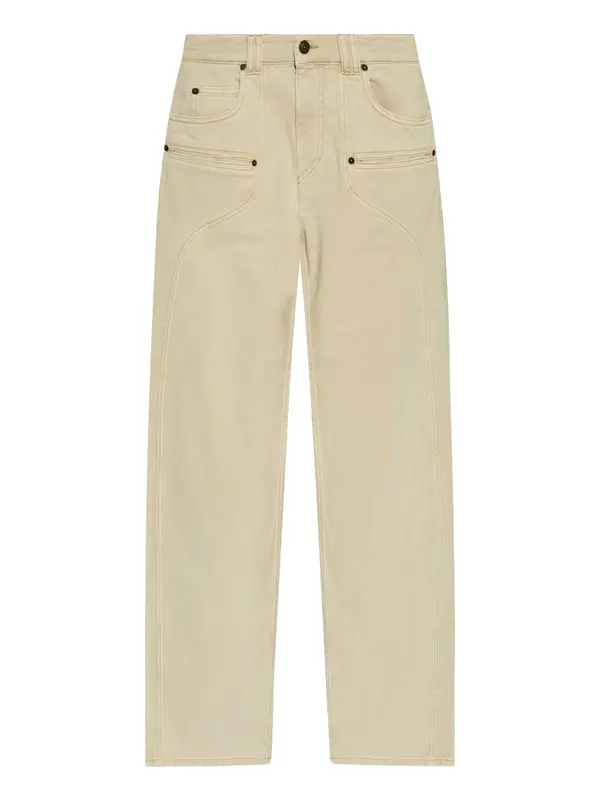 Isabel Marant Betiane Trousers - Neutrals
