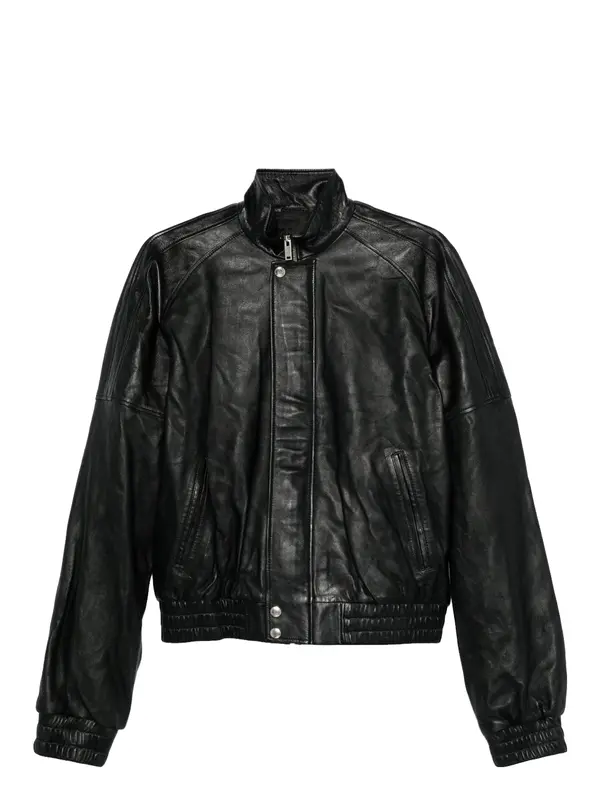 LỰU ĐẠN Leather Jacket - Black