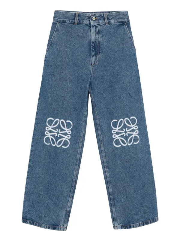 Loewe Anagram Jeans - Blue