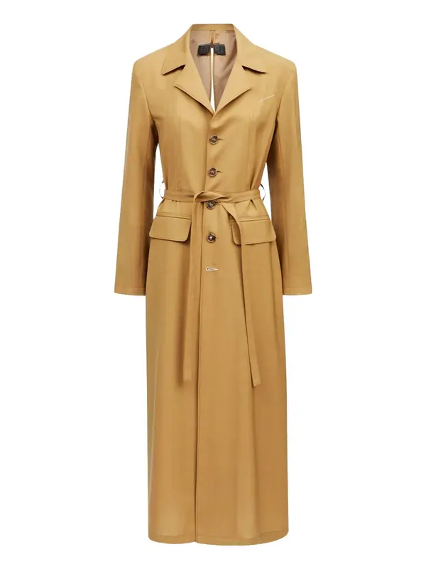 MAISON MARGIELA Wool Coat - Neutrals