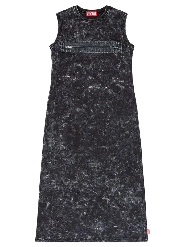 DIESEL® D-pra Midi Dress - Black