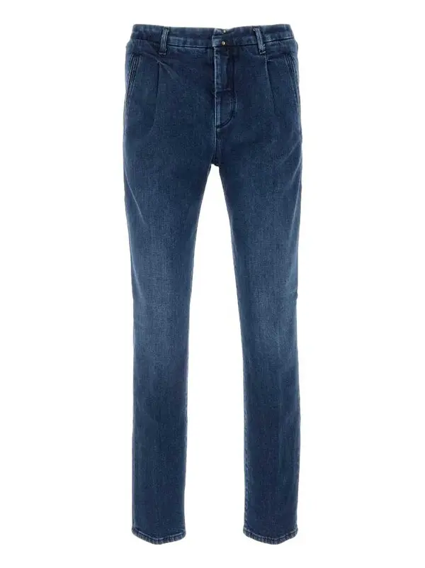Incotex Stretch Denim Jeans - Blue