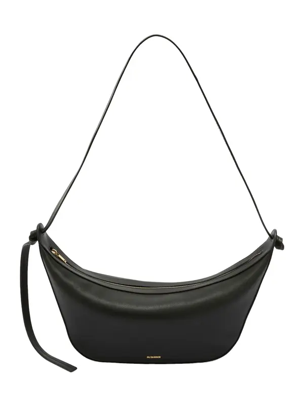 JIL SANDER Knot Shoulder Bag - Black