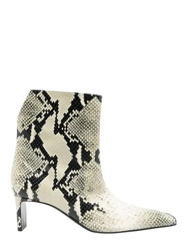 Khaite 55mm Ona Ankle Boots - Neutrals
