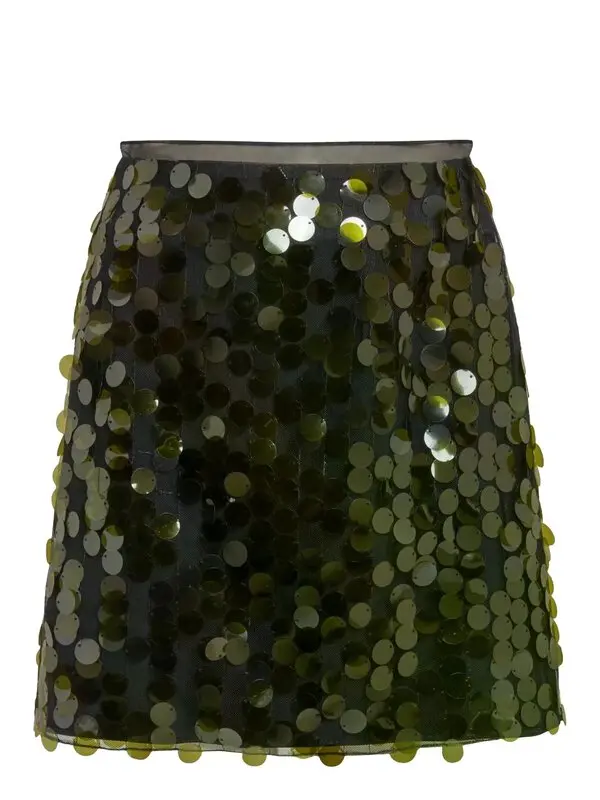 16Arlington Idia Mini Skirt - Green