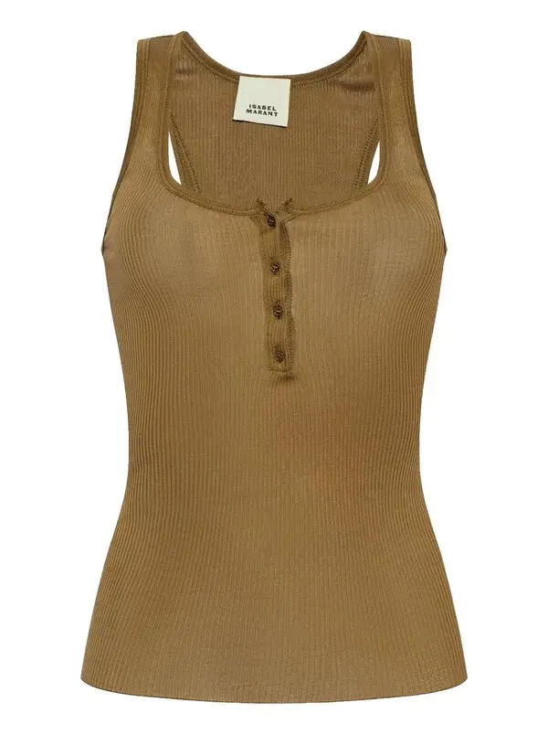 Isabel Marant Louisali Sleeveless Top - Green