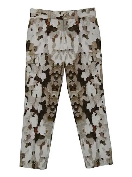 Burberry Camouflage Print Cargo Trousers - Honey