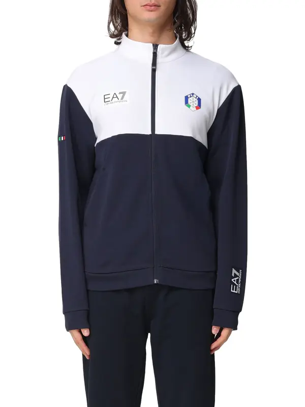 EA7 Full Zip Sweatshirt - Blue