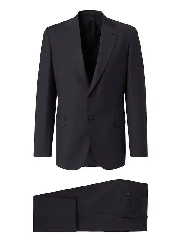 Brioni Trevi Wool And Mohair Suit - Blue