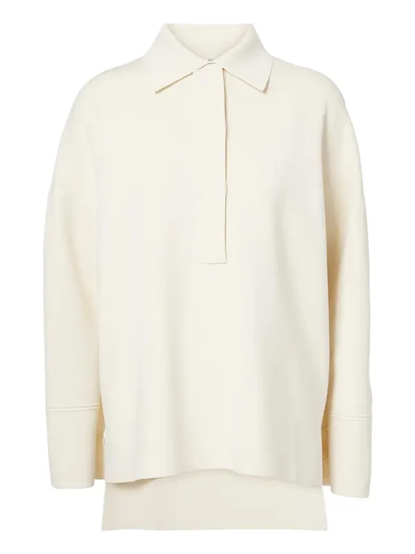 Max Mara Vand Crêpe Shirt - White