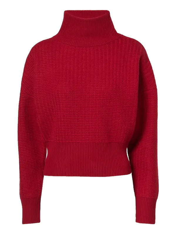 Max Mara Bessica Wool And Cashmere Turtleneck Sweater - Red