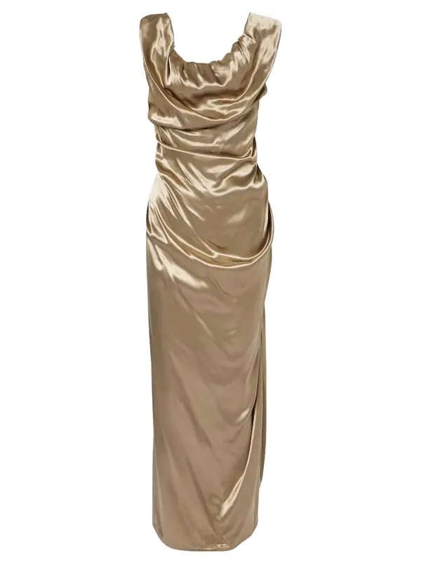 VIVIENNE WESTWOOD Ginnie Pencil Dress - Gold
