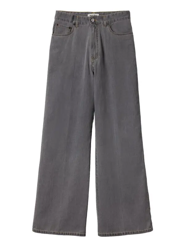 Miu Miu Chambray Jeans - Grey