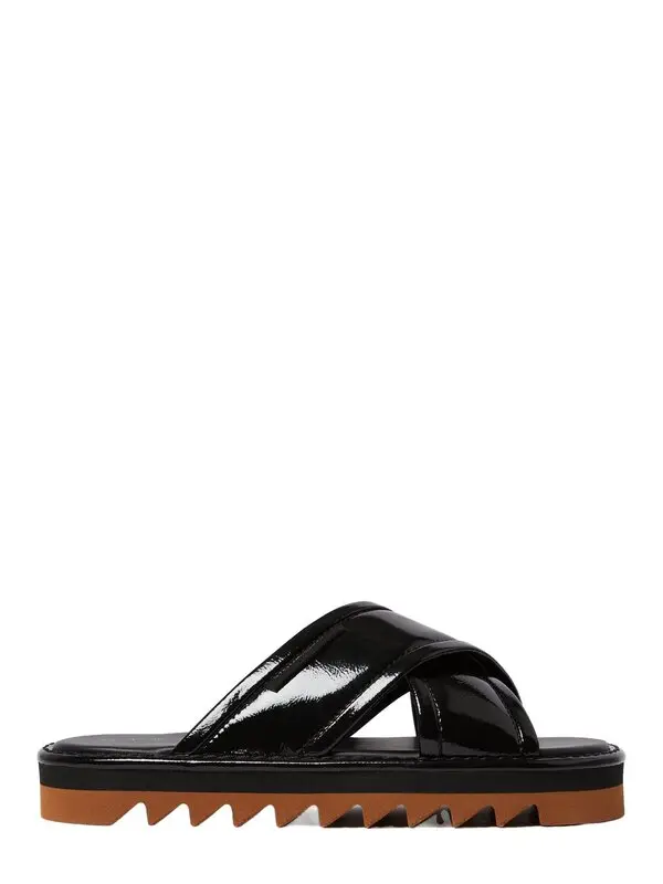 Stella McCartney Sneak-elyse Twisted Sandals - Black
