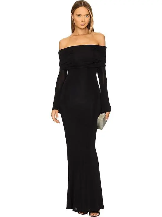 Nbd The Letty Gown - Black