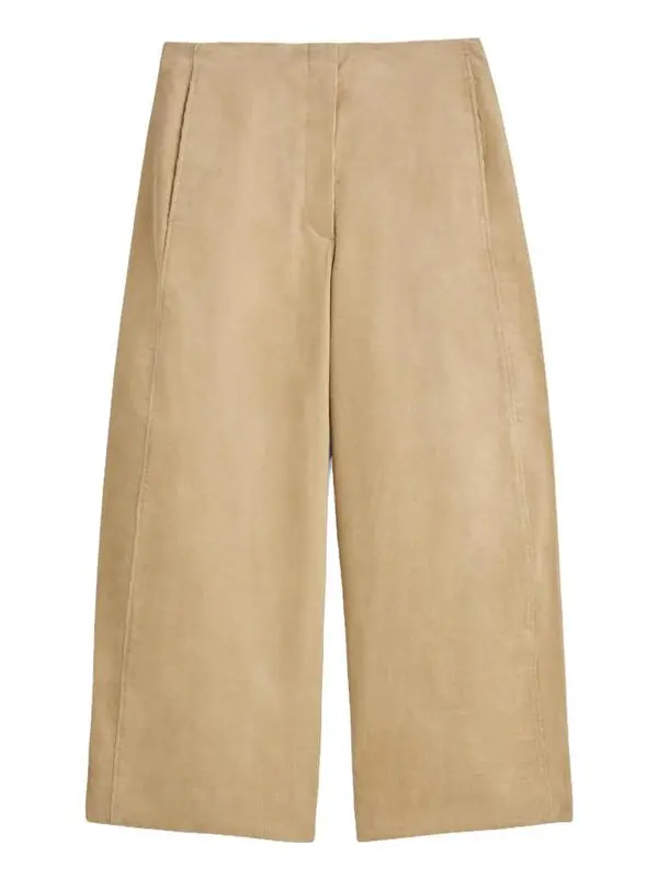 Cos Corduroy Barrel-leg Pants - Beige