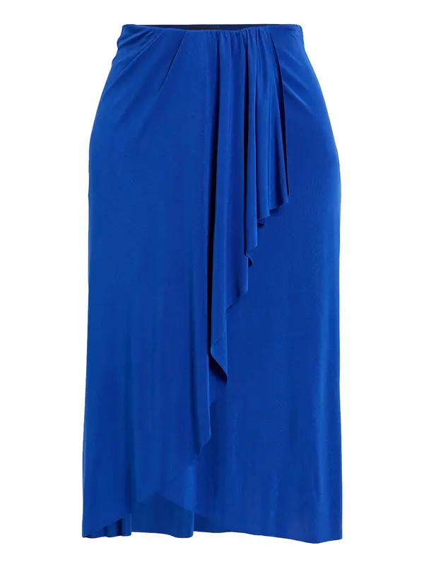 Isabel Marant Jacinthe Draped Skirt - Bright Blue