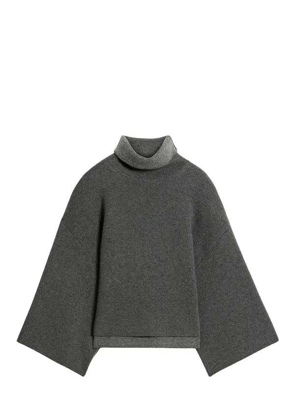 Proenza Schouler Cashmere-blend Turtleneck Sweater - Dark Gray