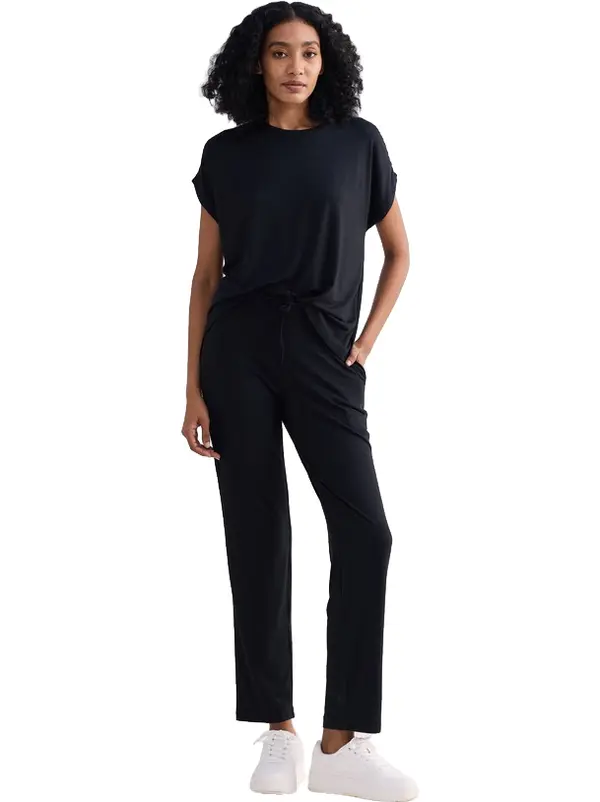 REISTOR Wide Leg Pant - Black