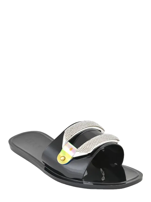 ANDREW STEVENS Gia Jelly Sandals - Black