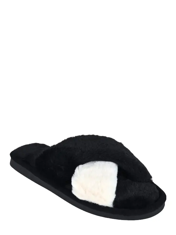 ANDREW STEVENS Faith Slippers - Black