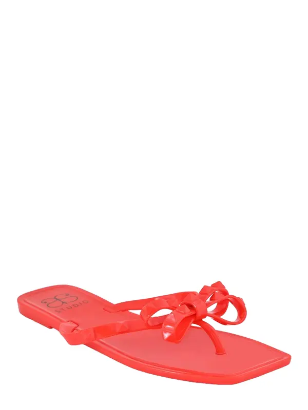 ANDREW STEVENS Vallie Jelly Sandals - Red