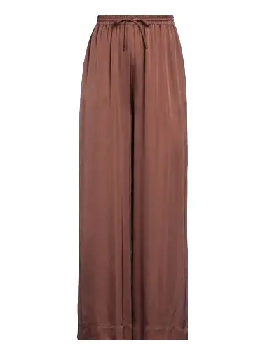 Rossopuro Relaxed Fit Wide Leg Pants - Brown
